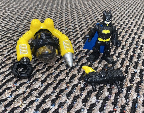 Fisher Price Imaginext DC Super Friends BATMAN FIGURE & SCUBA + Gun Set ...