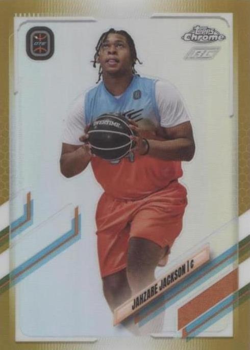 2021-22 Topps Chrome OTE Overtime Elite - Jahzare Jackson #25 Gold ...