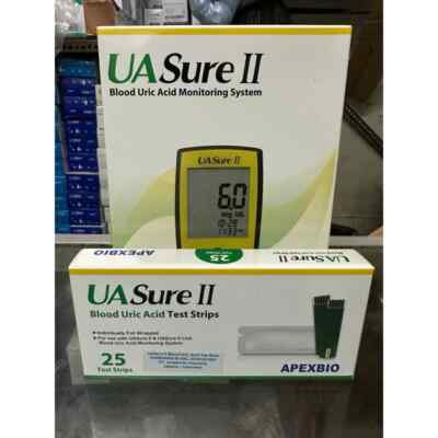 UASure II Uric Acid Meter Test Kit for Uric Acid Gout Monitor (Meter ...