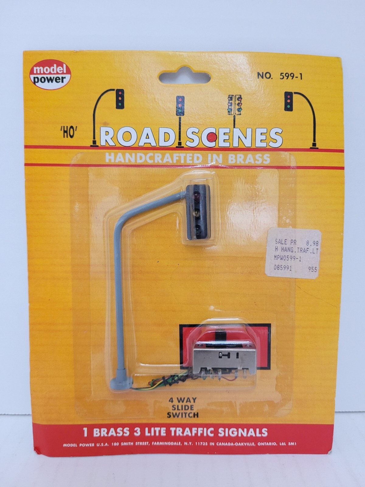 Model Power Ho Scale Lighted Accessories Traffic Signals #599-1 Right ...