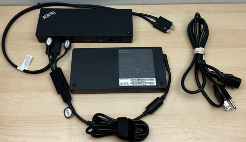 Lenovo DK1841 ThinkPad Thunderbolt 3 Docking Station Gen2 40AN w/230W ...