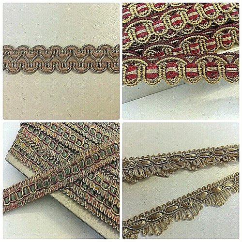 Red Gold Green Furnishing Gimp Braid Trimming | eBay