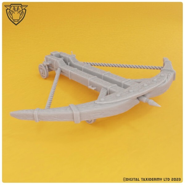 Siege Crossbow Artillery 28mm medieval Roman siege wargaming resin | eBay