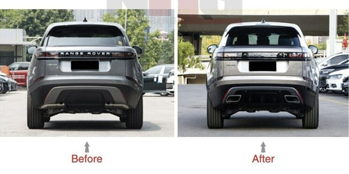 for 2018-2025 Range Rover Velar HSE style body kit rear bumper w ...