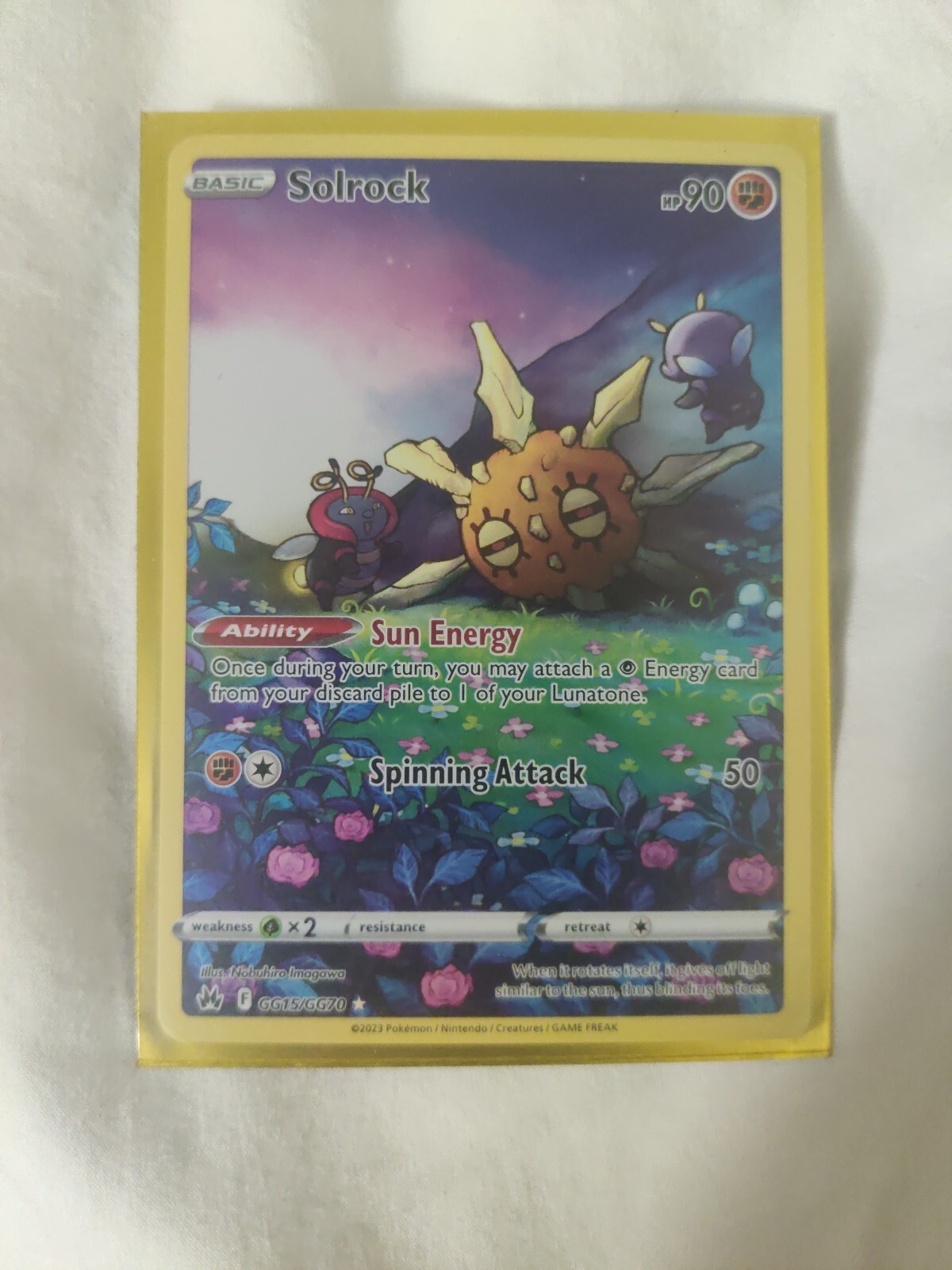 Pokemon - Solrock - GG15/GG70 - Holo Ultra Rare - Full Art - Crown ...