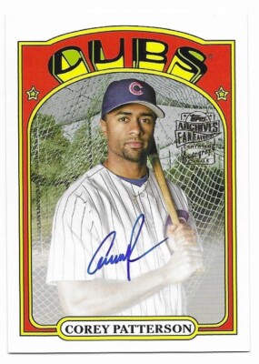2022 Topps Archives Fan Favorites Auto Corey Patterson (#72FF-CP) Cubs ...