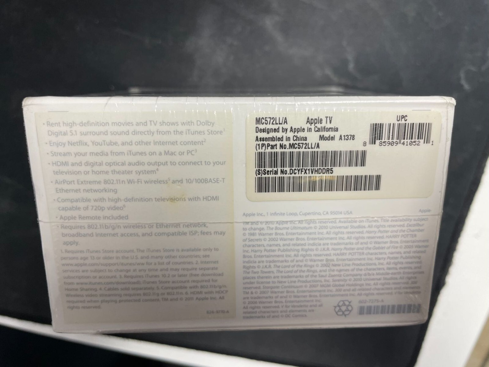 Apple TV (2nd Generation) 8GB Media Streamer - A1378 for sale online | eBay