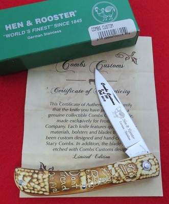 Hen & Rooster Knife Combs Customs Sodbuster Knife October 2012 #2 of 30 ...