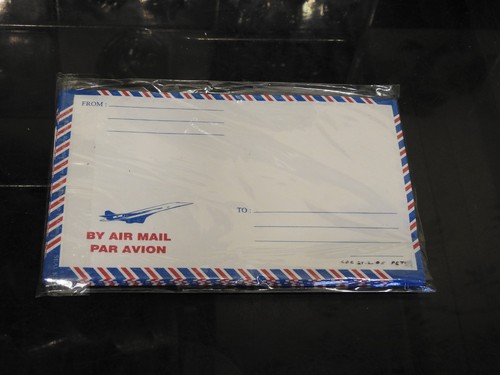 Pack of 25 Air Mail envelopes showing Concorde airliner | eBay UK