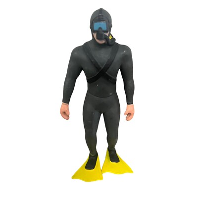 Genuine K&M 2008 6" Inch PVC Scuba Diver Figure Only Scuba Diver Toy | eBay