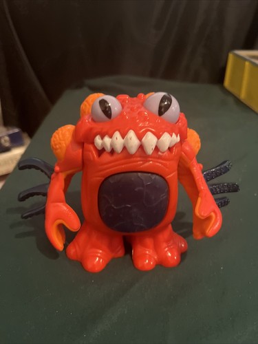 Imaginext Deluxe Red Orange Space Alien Eating Monster Action Figure ...