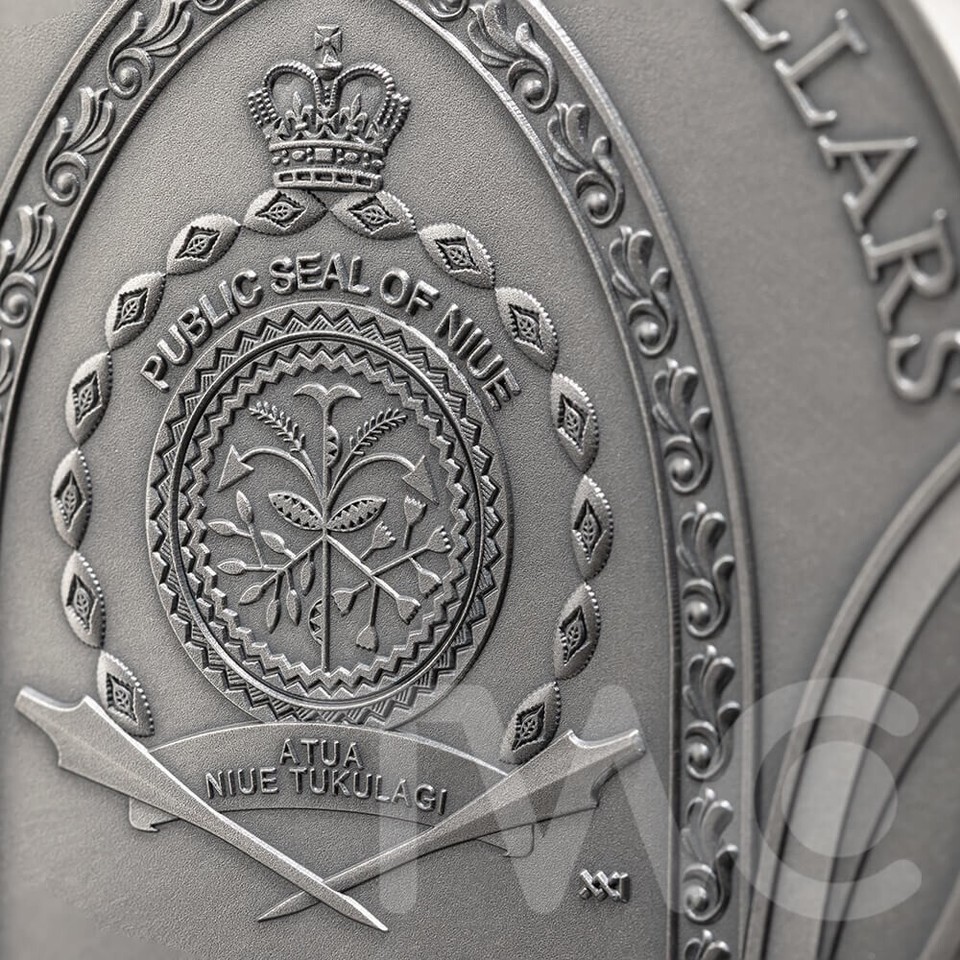 Mont Saint-Michel Abbey 500th Anniversary 2 oz Silver Coin 5$ Niue 2023 ...