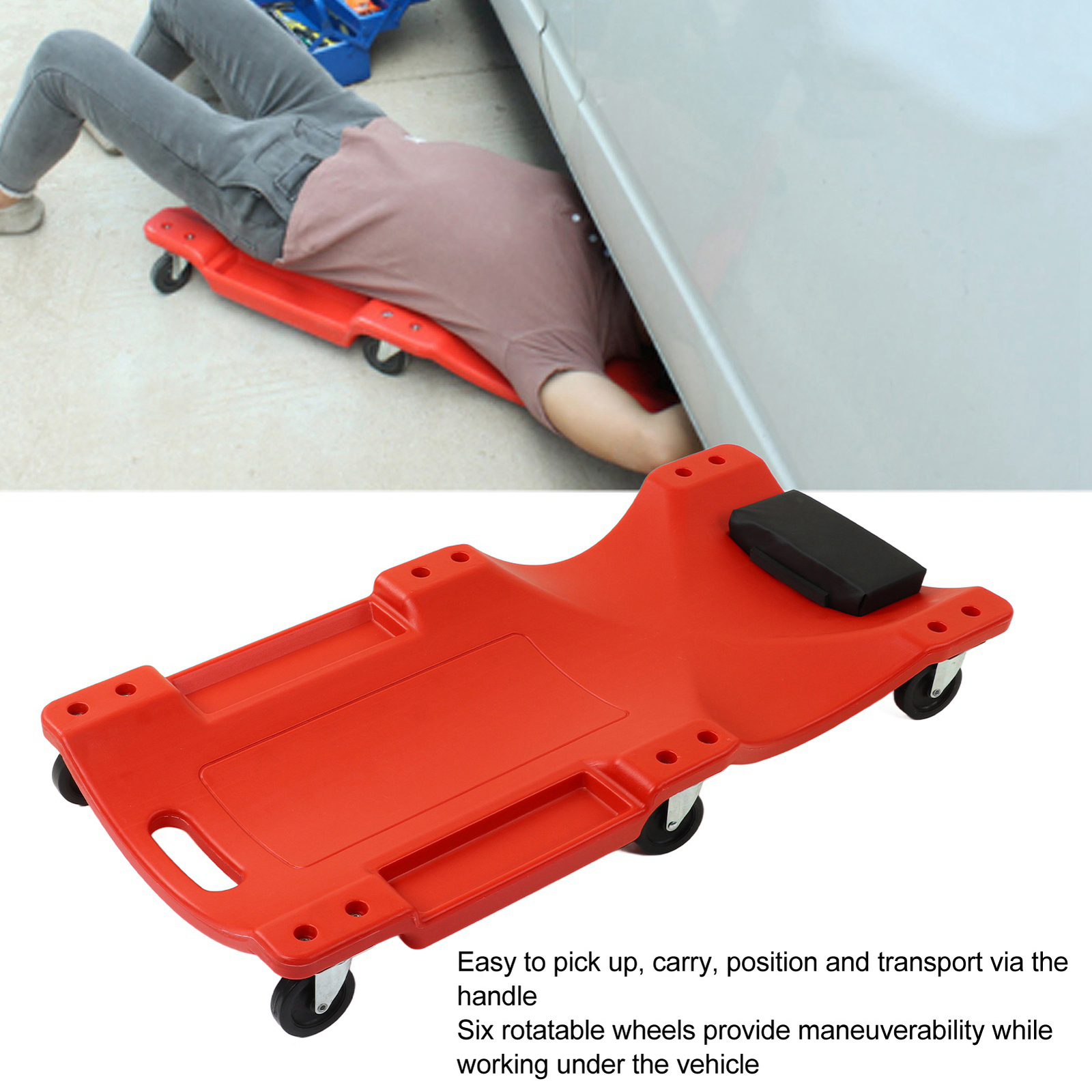 36" in Professional Rolling Mechanics Car Creeper Crawler Board Under ...