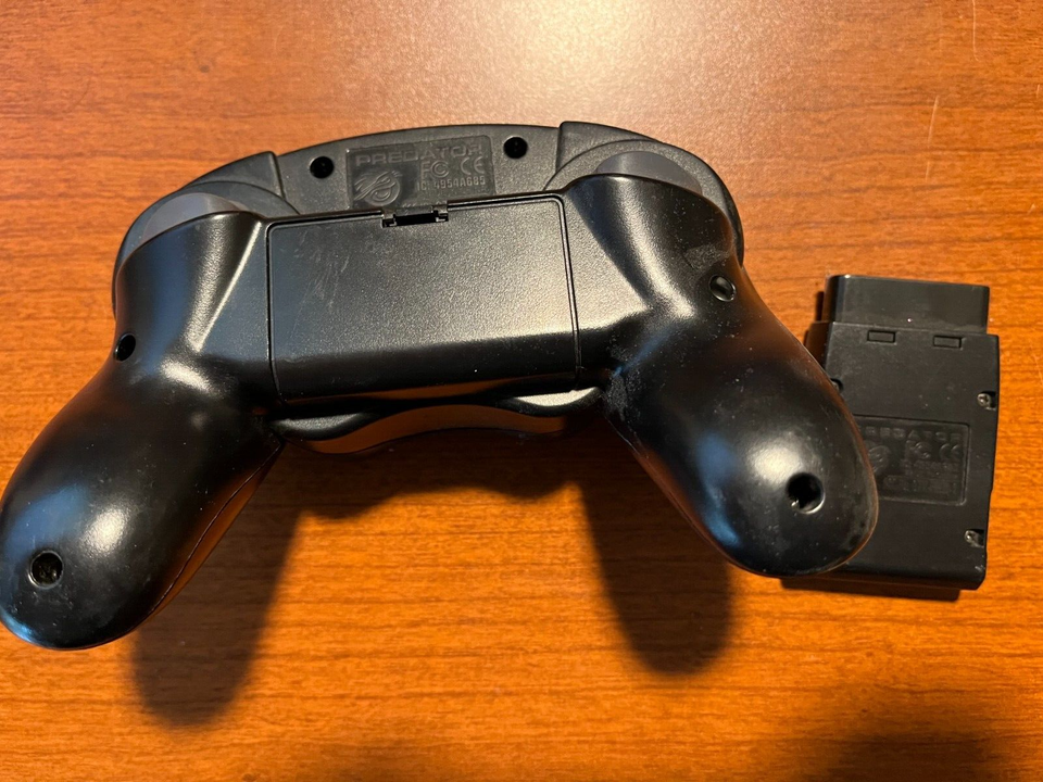 Pelican Predator Wireless Controller For Sony Playstation 2 PS2 Black ...