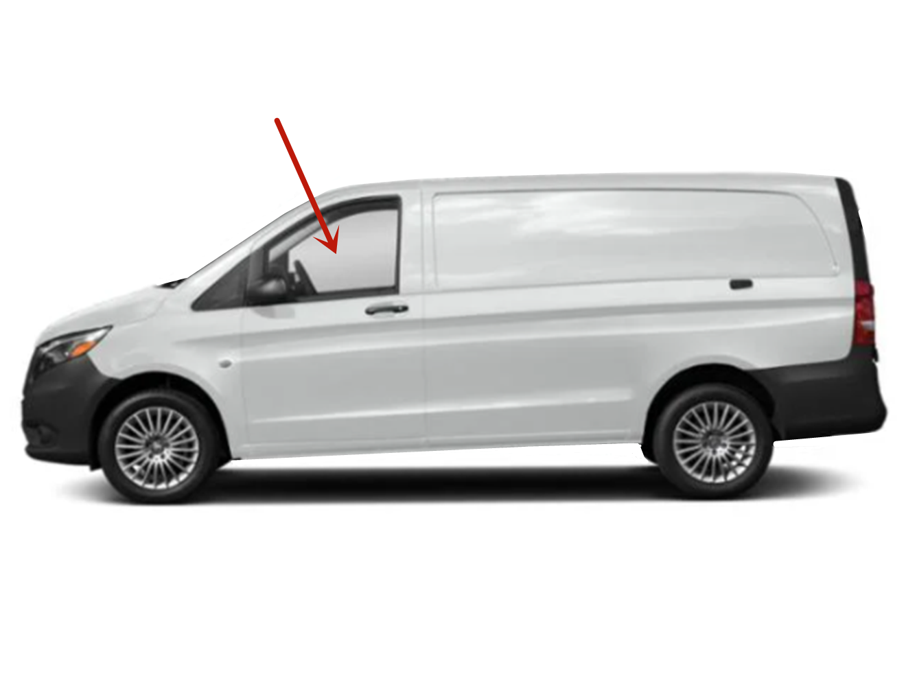 Fits 2015-2023 Mercedes Benz Metris Driver Left Side Front Door Window ...