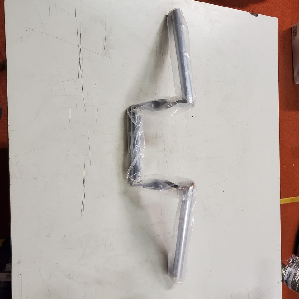 1" Z BARS Twisted Motorcycle Handlebars Chrome Triumph Honda Chopper ...