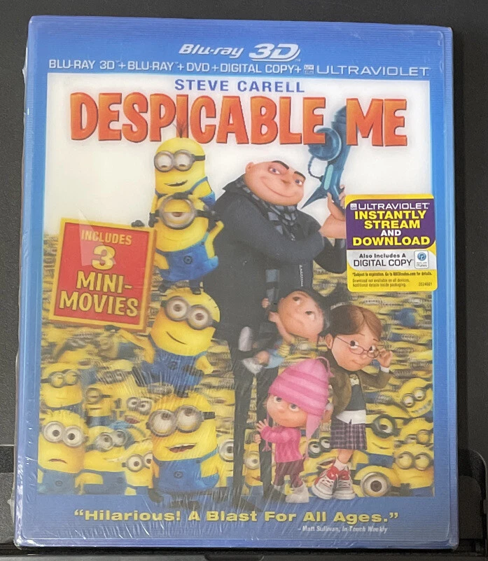 Despicable Me 3d Blu Ray