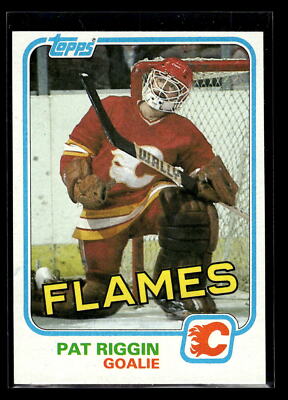 1981-82 Topps #30 Pat Riggin Rookie "Set Break" Mint Calgary Flames | eBay