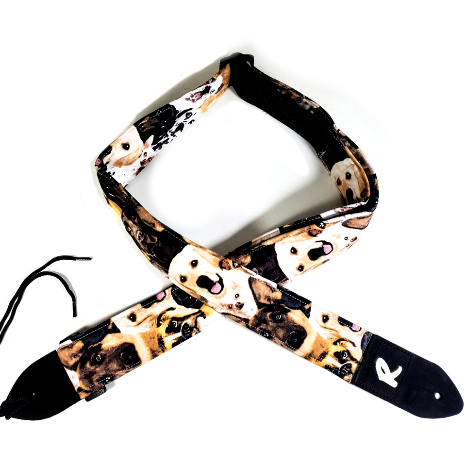 Dog Guitar Strap - Lab, German Shepherd, Golden Retriever, Chihuahua ...