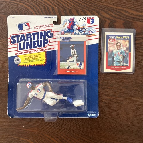 1988 Starting Lineup Tim Raines -MLB Montreal Expos Nationals Vintage+ ...