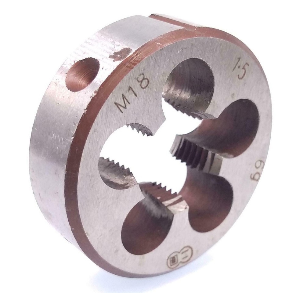 HSS Right Hand Metric Thread Tap and Die Set 1 5mm 3 Piece High Speed ...