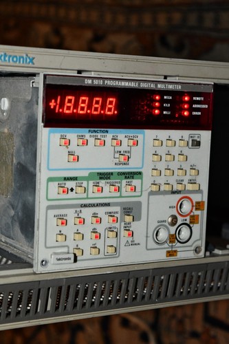 Tektronix DM5010 Programmable Digital Multimeter -FLASHES ON-AS IS READ ...
