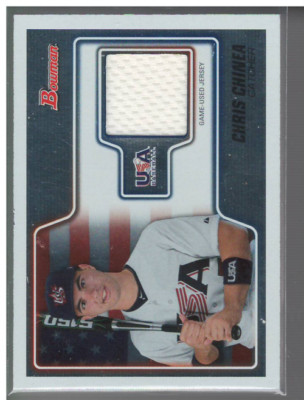 Z2507 - 2010 Bowman Draft USA Baseball Jerseys #USAR7 Chris Chinea ...