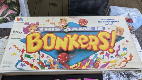 1989 Milton Bradley This Game is Bonkers Missing One Lose Card. Nice ...