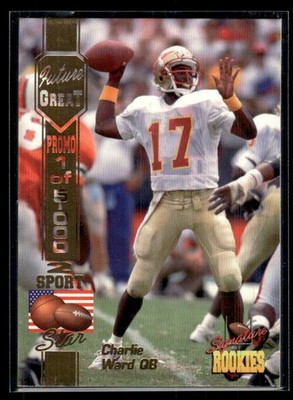 1994 Signature Rookies Charlie Ward Promos Charlie Ward Florida State ...