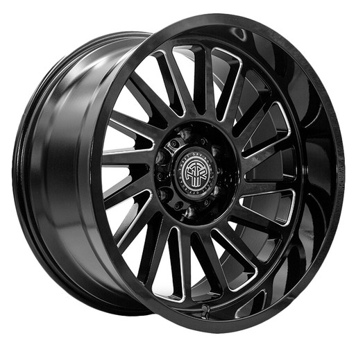 Thret Off-Road 902 Omega 22x10 6x5.5" -21mm Black/Milled Wheel Rim 22 ...