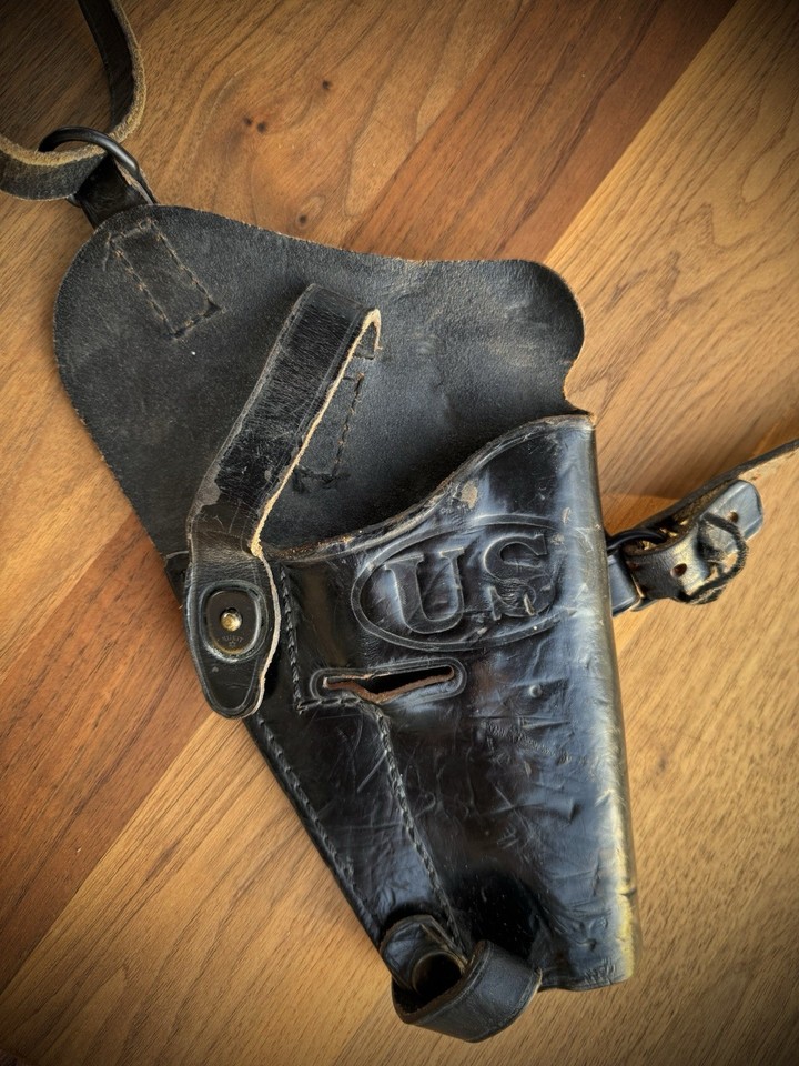 Vintage Vietnam Era U.S. 1911 1911A1 Black Shoulder Holster KPM | eBay