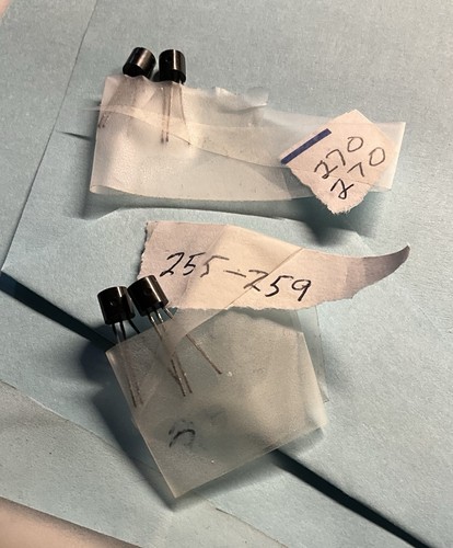 4 JFET 2sk117y Transistors Very Low Idss Matched Pairs | eBay