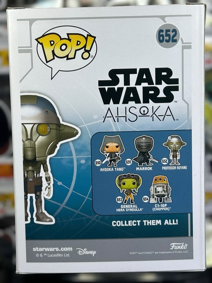 Professor Huyang #652 - Star Wars Ahsoka Funko Pop! with Protector | eBay