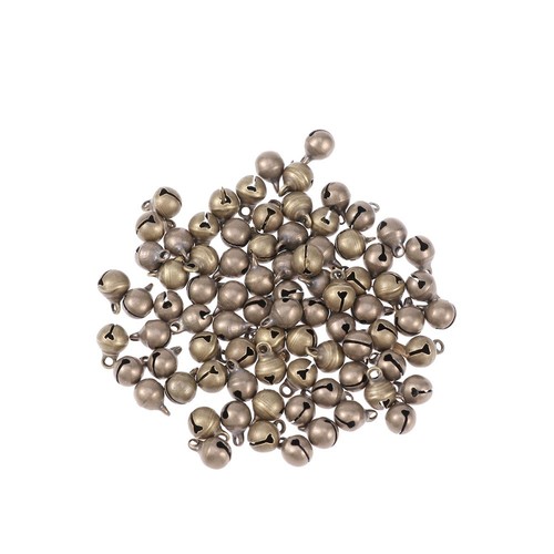 100 Pcs Bell Accessories Bronze Jingle Bells Vintage Small Craft Little ...