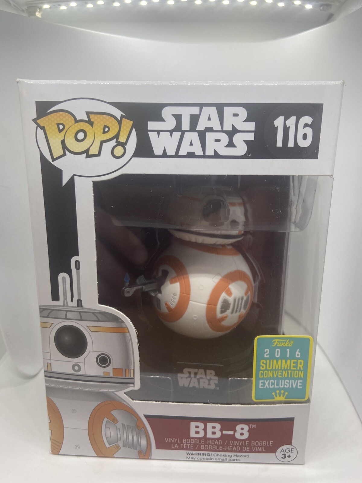 Funko Pop! Vinyl: Star Wars - BB-8 (Thumbs Up) - San Diego Comic Con ...