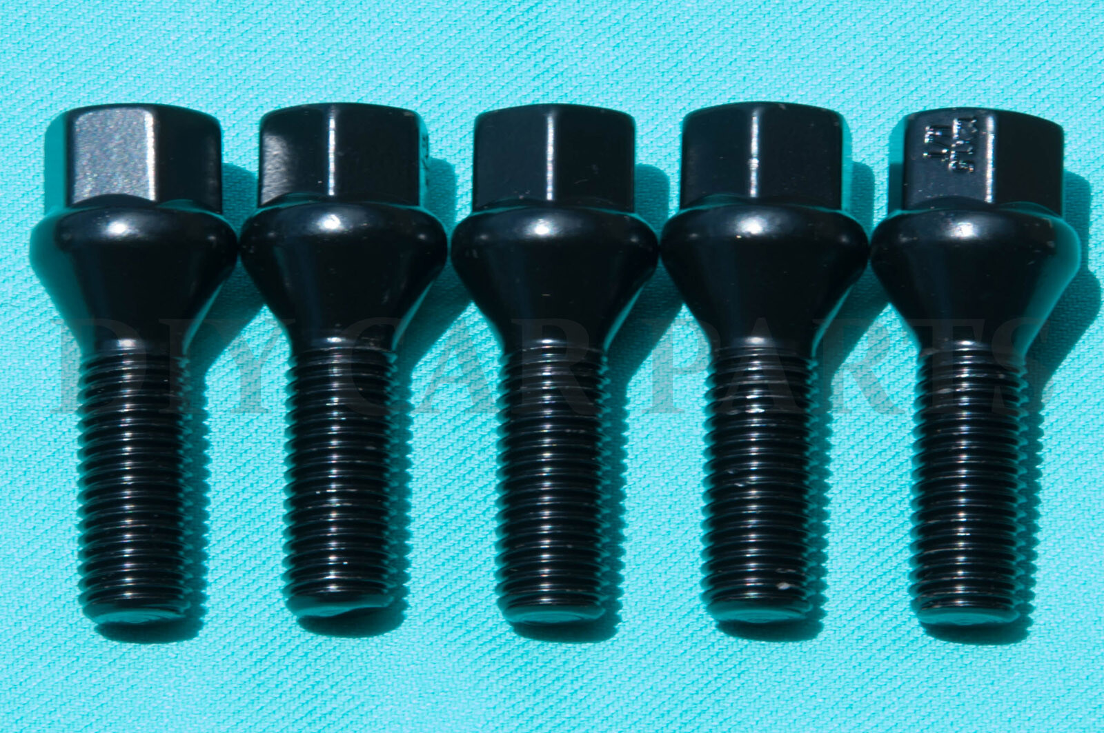 Set of 20 Black BMW Lug Bolts Nuts 525i 528i 530i 330i M5 328i 645Ci M3 ...