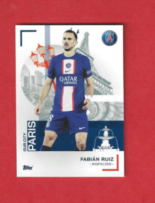Topps PSG Official Team Set Paris Saint Germain 2022-23 Base set carte ...