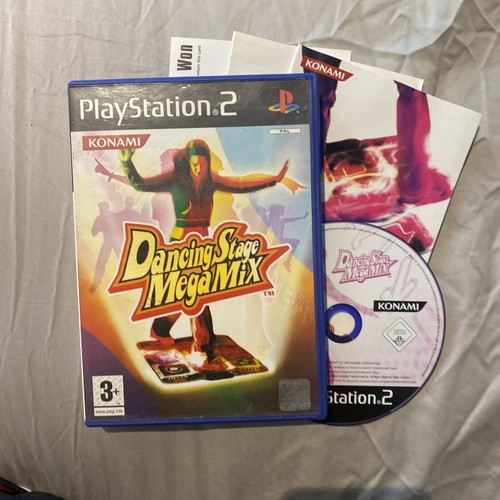 Dancing Stage Mega Mix PlayStation 2 Game + Manual *FREE SHIPPING* PS2 ...