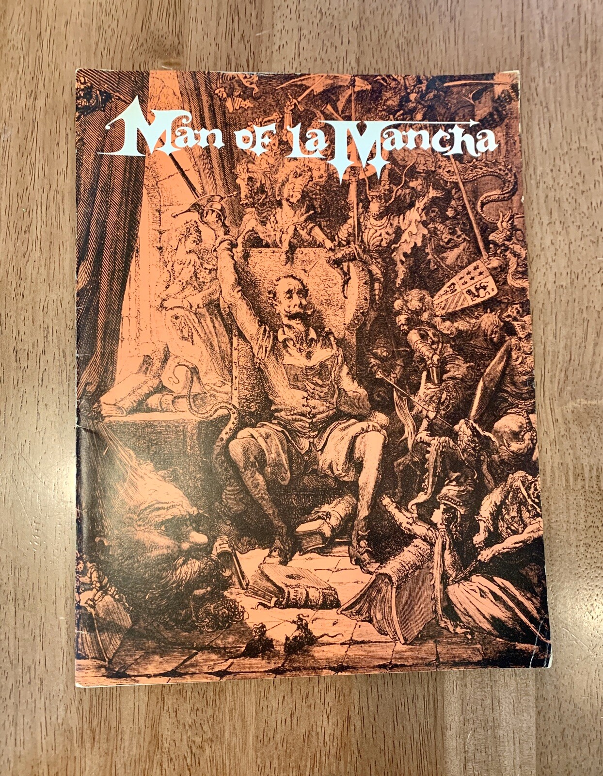 Man Of La Mancha Book Brooks Atkinson 1966 Musical Cast Play Don ...