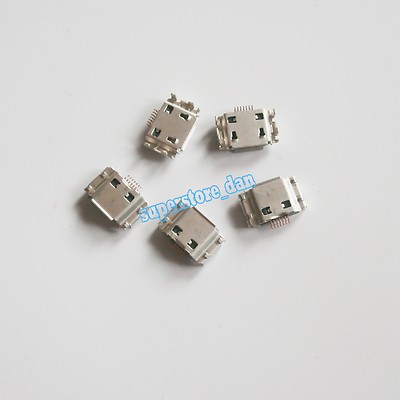 5X Micro USB 7 Pin Type B Charging Charge Charger Connector Data Sync ...