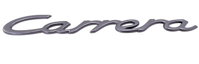 Porsche 993 Carrera Engine Lid Badge Steel Grey Carrera S 2S Genuine ...