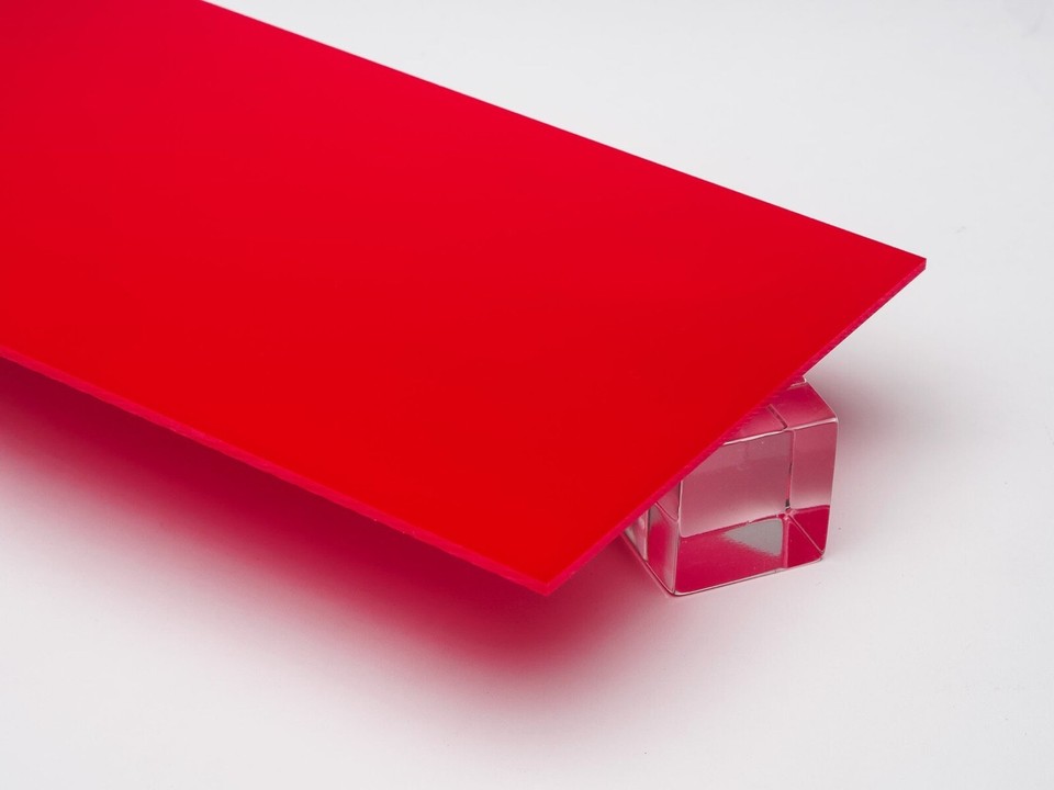 Acrylic Plexiglass Red Opaque Sheet 1/8" Thick - You Pick The Size ...