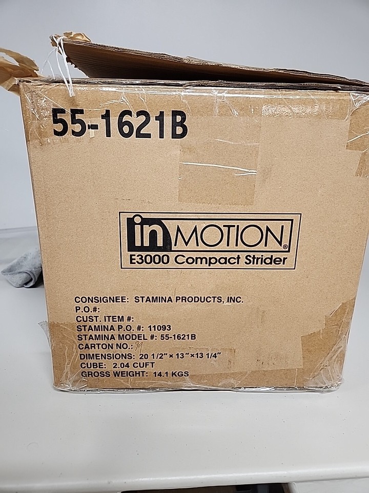 Stamina InMotion E3000 Compact Elliptical Strider NEW Under Desk ...