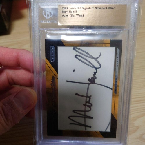 Star Wars Luke Skywalker Mark Hamill autographed card | eBay