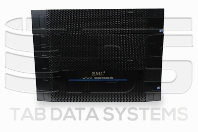 EMC VNX5300 Unified System w/ 15x V3-VS15-600, 2x 10Gbe iSCSI Optical ...