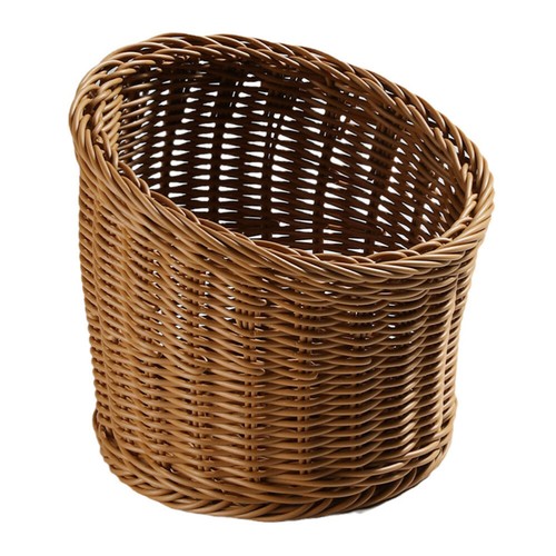 Brot Display Korb Handwoven Korb Wicker Popcorn Korb Kleine Woven Korb ...