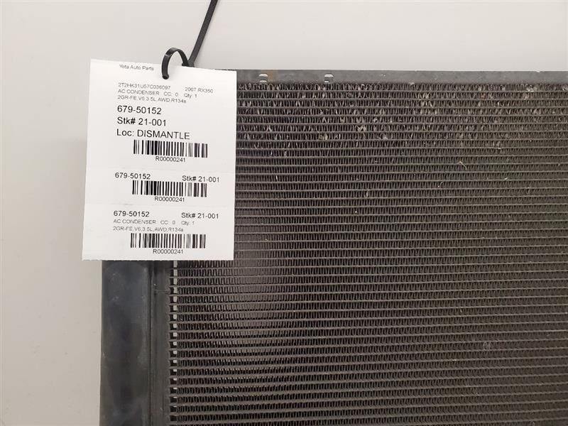 Lexus Rx350, AC Condenser, 2007-2009, 3.5L, V6, AWD, 2GRFE, 88460-0E020 ...