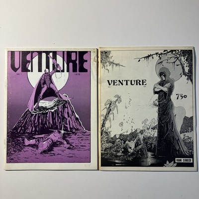 Venture #1 & #2 1972 Zero Graphics Frank Cirocco Brent Anderson Fanzine ...