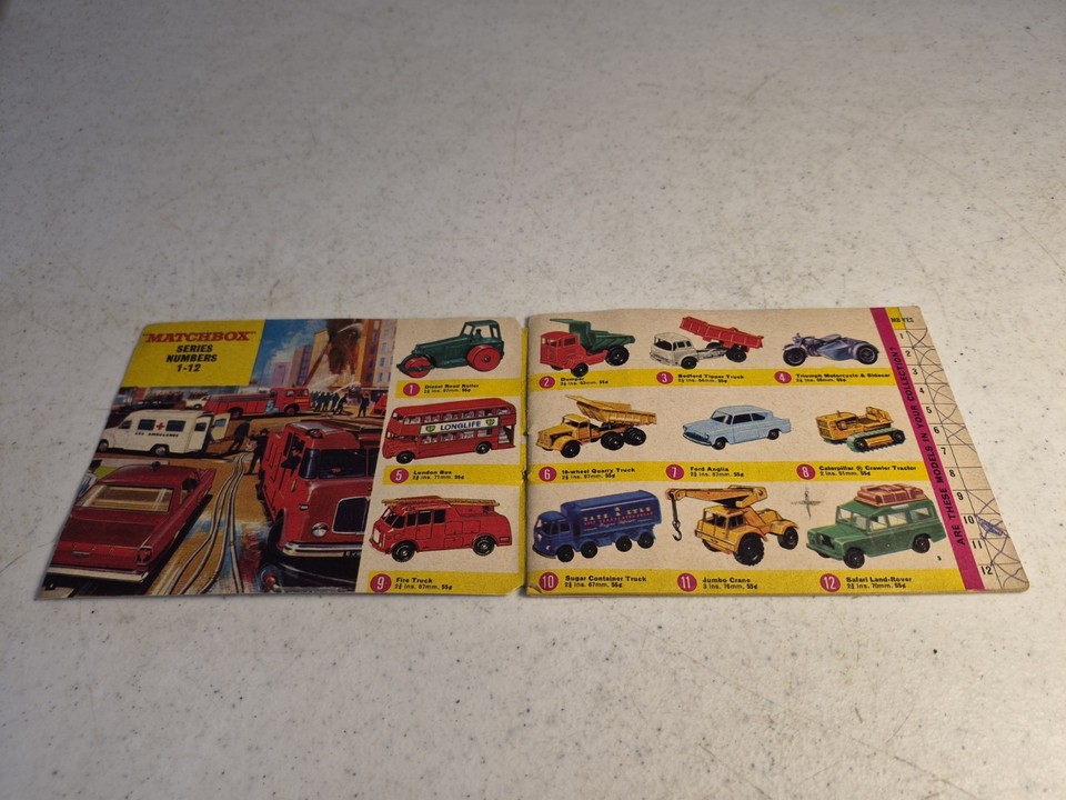 Vintage Original Lesney Matchbox Catalog Collector's Guide | eBay