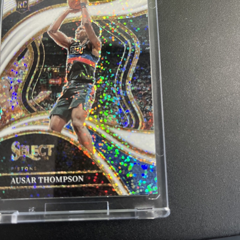 Ausar Thompson 2023 Select White Sparkle Prizm #284 Rookie RC Pistons ...